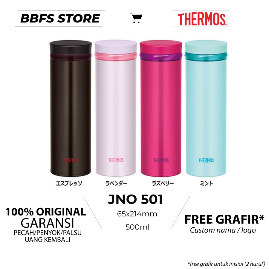 Jual Thermos Tumbler Ultra Light 500ml JNO-501-LV JNO-501-RBY JNO-502-SHP Termos | Shopee Indonesia