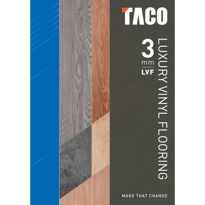Jual ^^^^^] TACO Vinyl Lantai 3mm - Vinyl Plank TACO Tebal 3mm | Shopee ...
