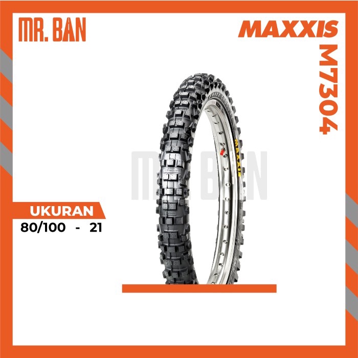 Jual Ban Motor Trail Maxxis Tubetype 80/100-21 Motocross M7304 TT ...