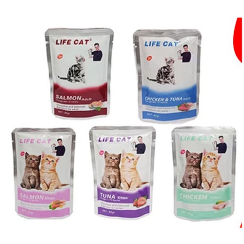Jual LIFE CAT SACHET-MAKANAN BASAH LIFE CAT SACHET | Shopee Indonesia