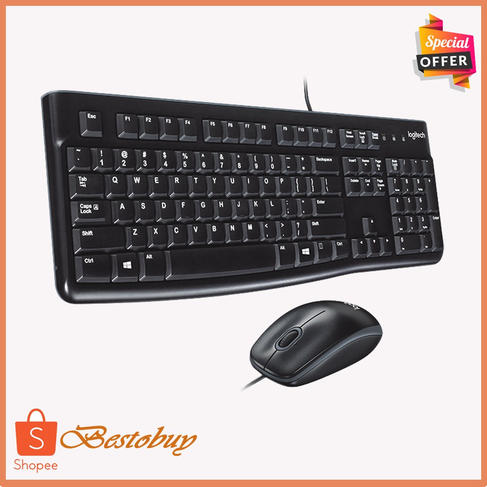 Jual Keyboard + Mouse Logitech K120 Original Garansi 1 Tahun | Shopee ...