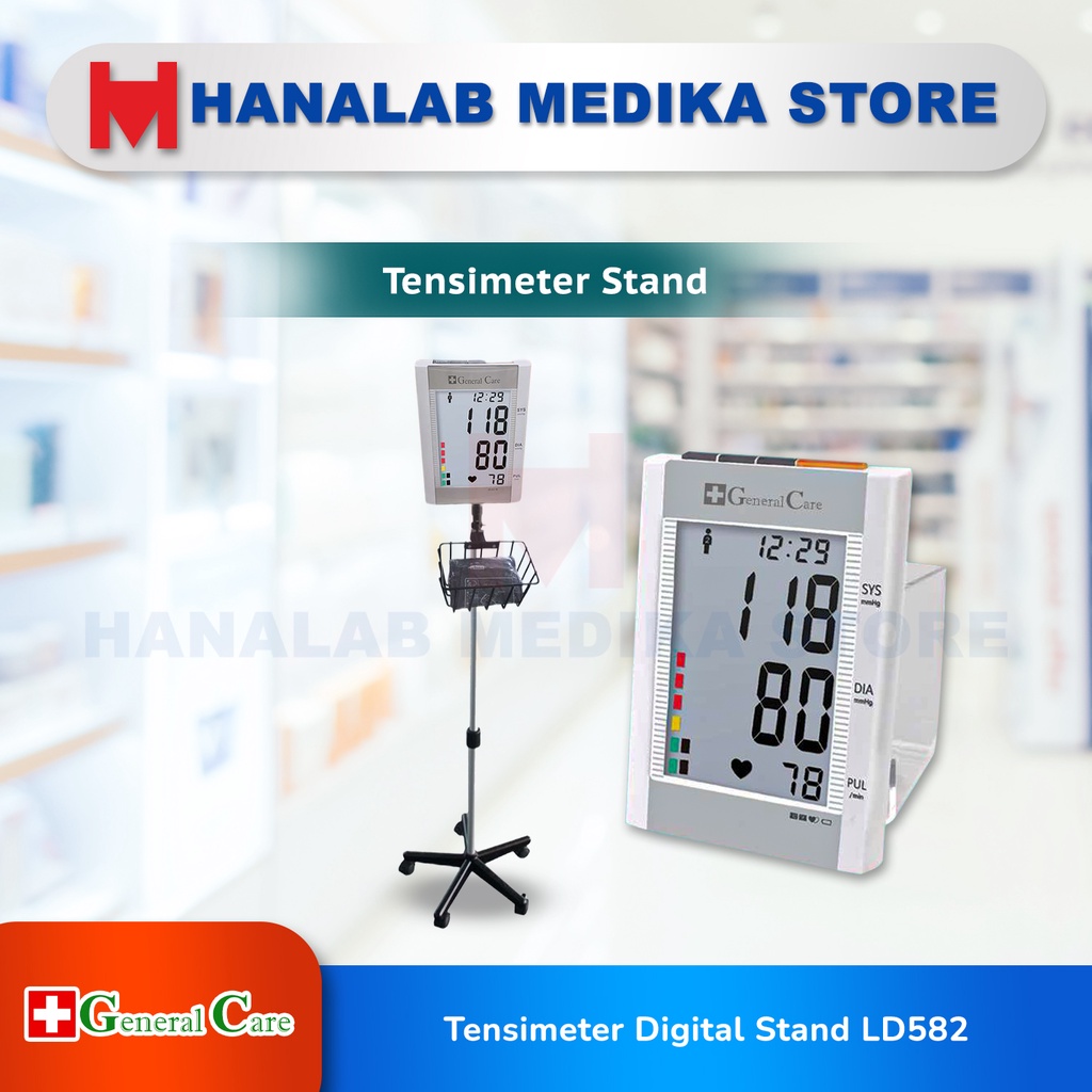 Jual Tensimeter Digital Standing / Tensimeter Digital Standing General Care LD 582 / Tensi ...
