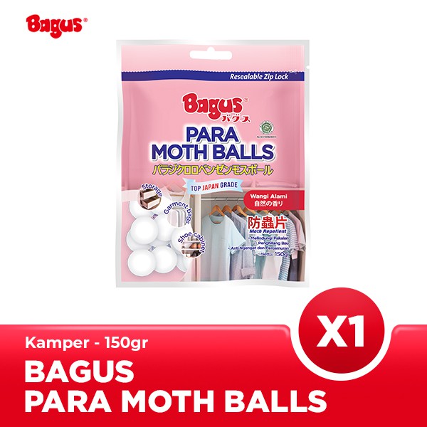 Jual Bagus Kamper Para Moth Balls 150 gr - Resealable Zip Lock dengan ...