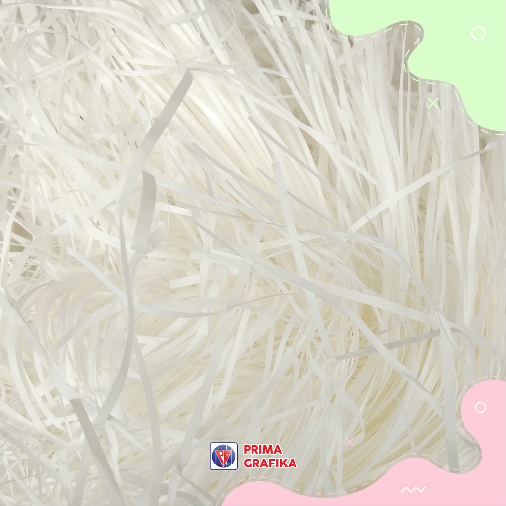 Jual [200 gr] [4 Ukuran] Kertas Cacah Kertas Serut Kertas Kawul Kertas ...