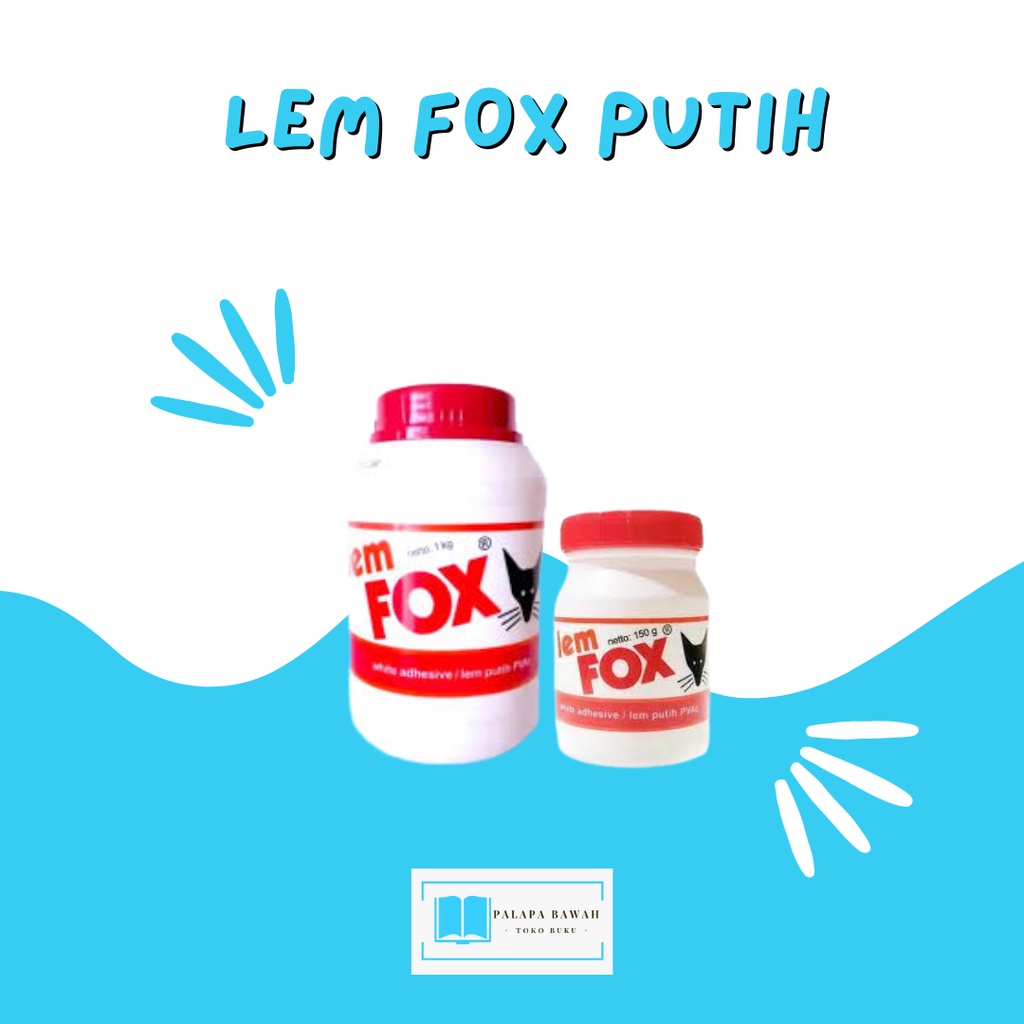 Jual LEM/ LEM KAYU/ LEM PUTIH/ LEM FOX 150gr/500gr | Shopee Indonesia