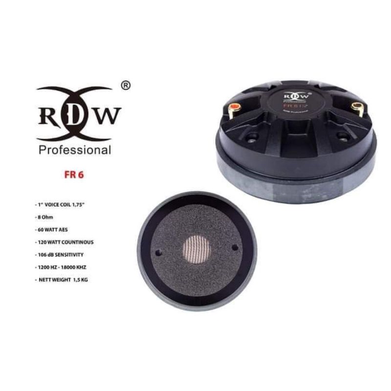 Jual Driver Twiter Tweeter RDW FR6 FR 6 Original | Shopee Indonesia