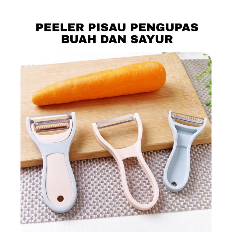 Jual PEELER 2in1 PISAU PENGUPAS BUAH DAN SAYURAN ALAT PENGUPAS KENTANG ...