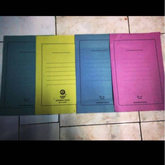 Jual STOPMAP FOLIO - MAP KERTAS FOLIO PAKET ISI 5 PCS | Shopee Indonesia