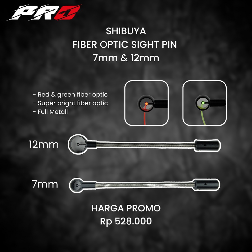 Jual SHIBUYA FIBER OPTIC SIGHT PIN | Shopee Indonesia