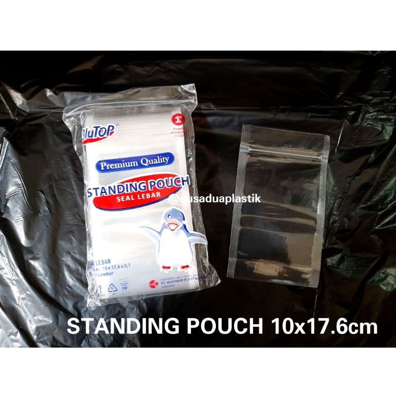Jual Plastik Standing Pouch 10x17 cm Plastik Klip Berdiri Kemasan ...