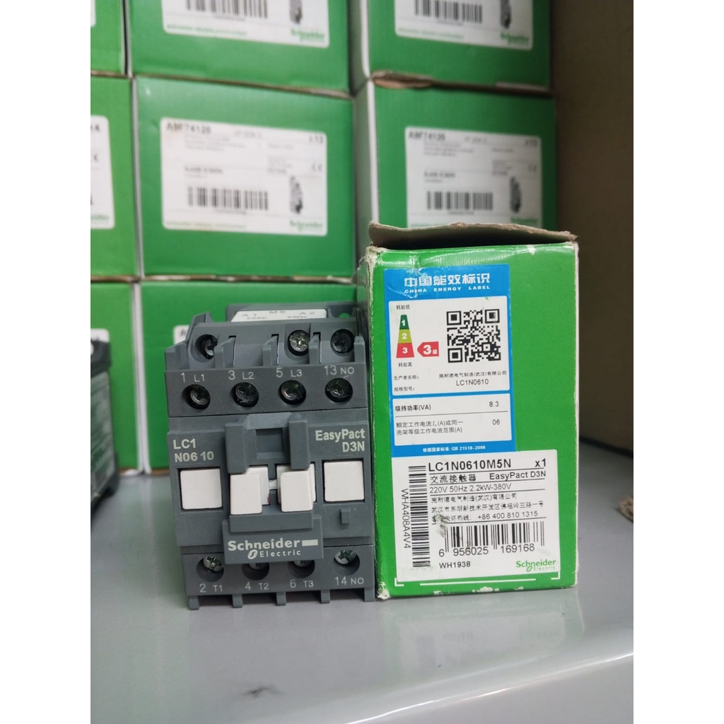 Jual EasyPact D3N Contactor Kontaktor LC1N0610M5N LC1N0610 220V AC | Shopee Indonesia