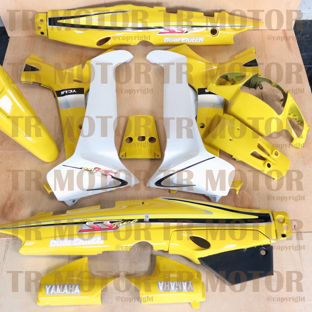 Jual Cover Body Fizr Full Set SS Two Kuning Full Set Halus Kasar Cover ...