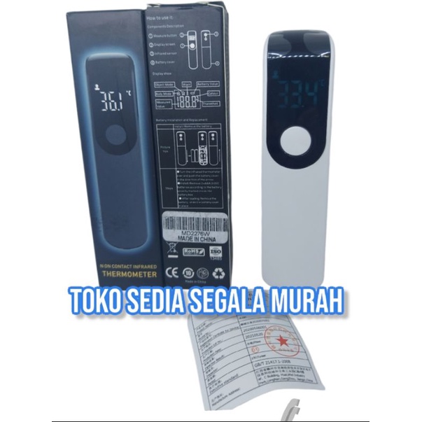 Jual Thermogun Infrared Termometer Non Kontak Cek Suhu Badan | Shopee ...