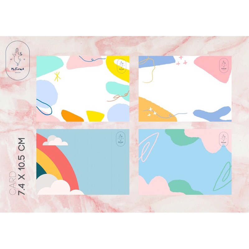 Jual Kartu ucapan selamat kosong template greeting card minimalis ...