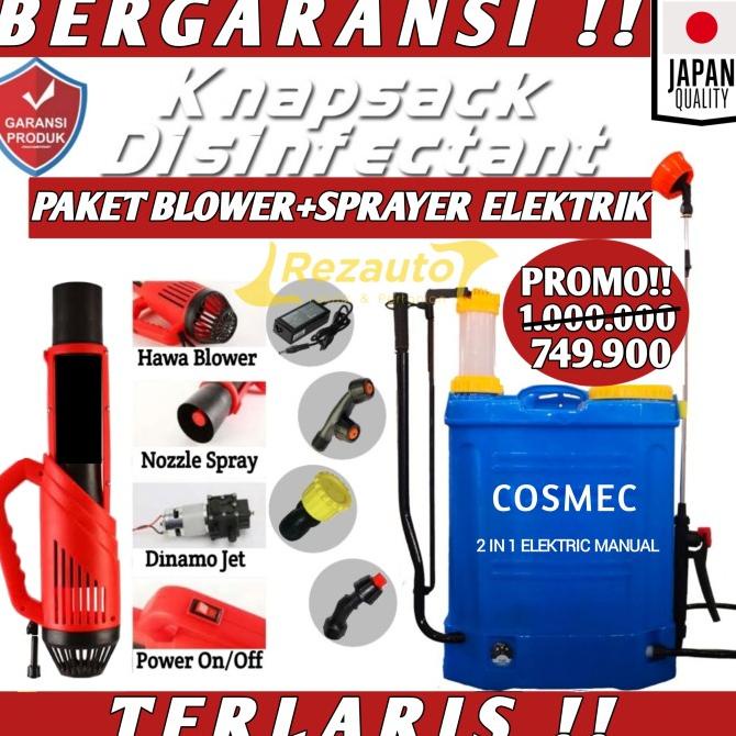 Jual Alat Semprot Disinfektan 2 in 1 Otomatis+Booster Sprayer Elektrik ...
