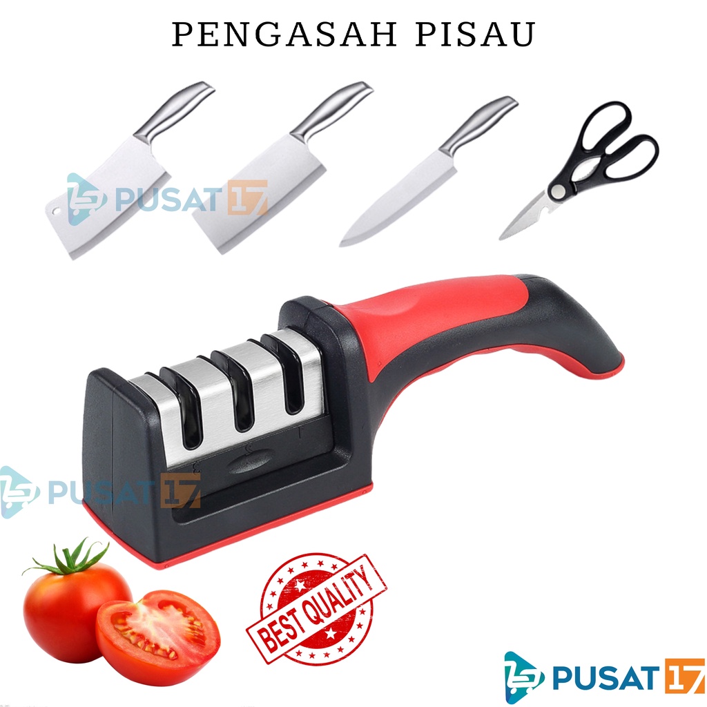 Jual PUSAT17 PENGASAH PISAU 3IN1 3 MODE / ALAT ASAHAN PISAU GUNTING 3 ...