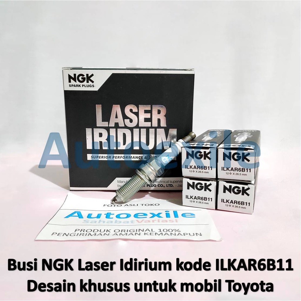 Jual Busi Mobil NGK LASER IRIDIUM Upgrade ILKAR6B11 Platinum Special ...
