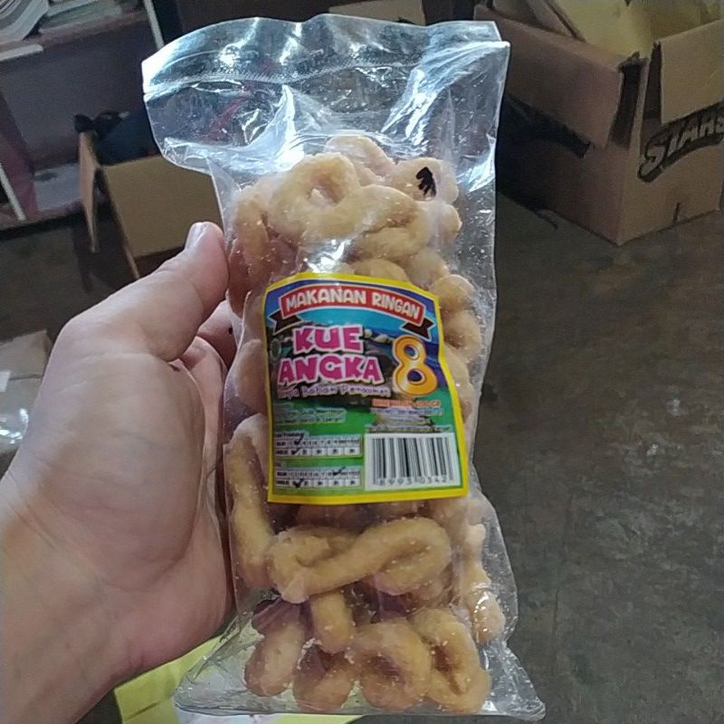 Jual KUE ANGKA 8 KHAS BANGKA MERK JILL / ANUGERAH / ED 200GRAM KUE ...