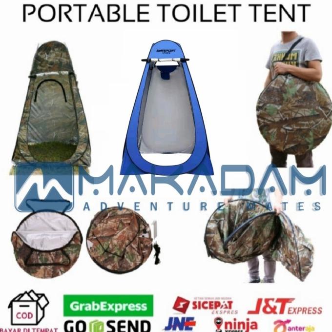 Jual toilet tent portable tenda toilet outdoor makad44 Ayo Beli ...