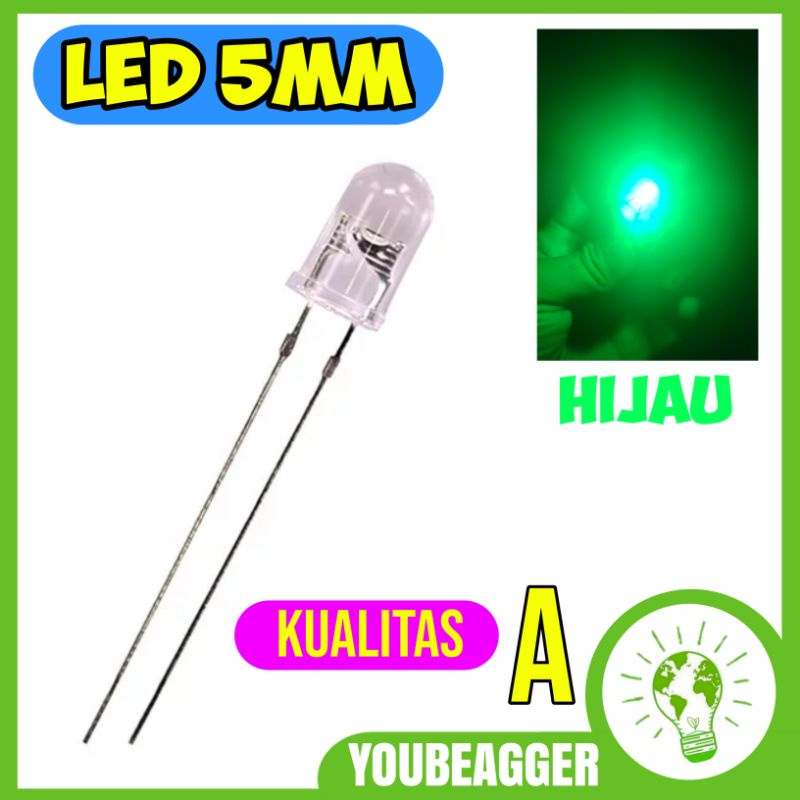 Jual Led 5mm Hijau 3.2-3.7v | Shopee Indonesia