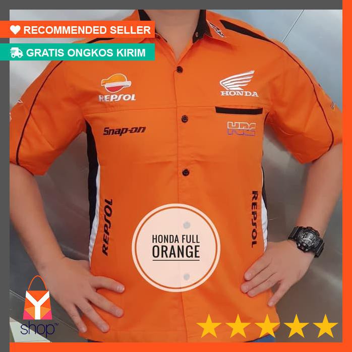Jual DISKON BESAR ! Baju Seragam Otomotif Honda, Baju Komunitas Moto GP ...