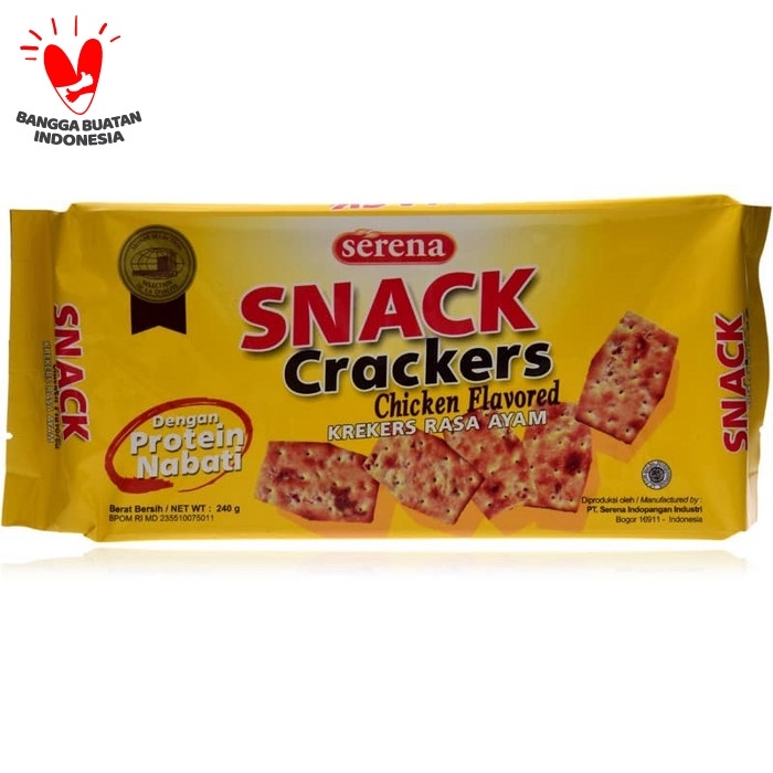 Jual 54eh Serena Snack Crackers Rasa Ayam 240Gram 60Jh | Shopee Indonesia