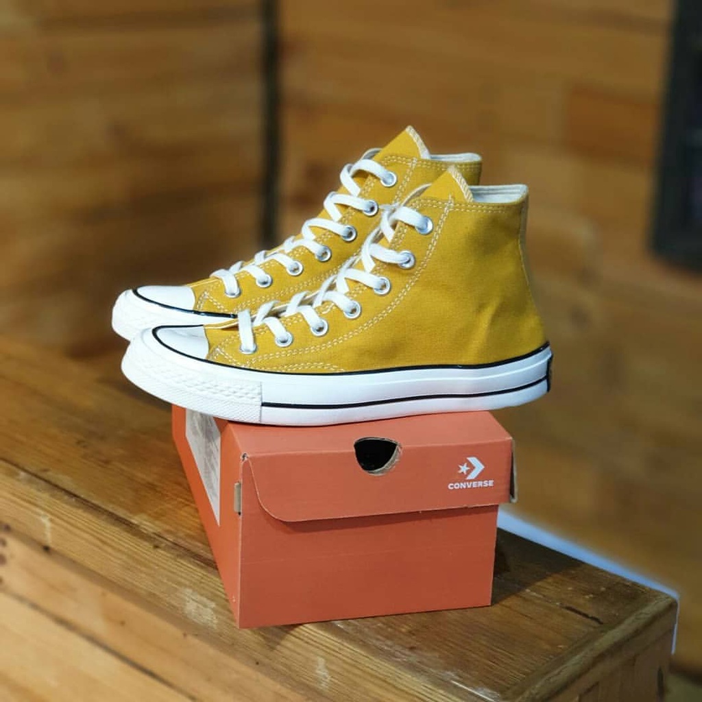 Jual SEPATU CONVERS CLASSIC TINGGI CTAS 70's UNISEX SNEAKERS - YELLOW ...
