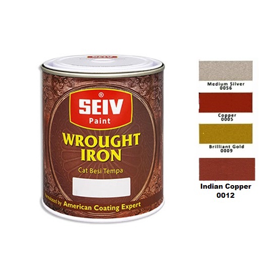 Jual 1kg SEIV WROUGHT IRON cat besi tempa warna TEMBAGA, SILVER, GOLD ...