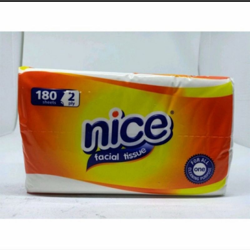 Jual tissue nice facial tisu isi 180 sheets 2 ply | Shopee Indonesia