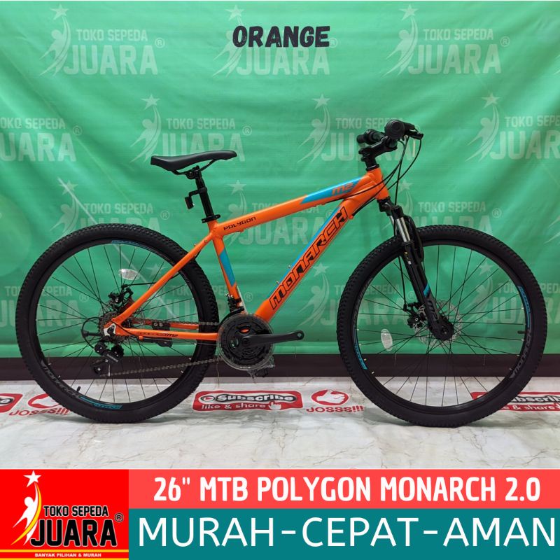 Jual SEPEDA GUNUNG POLYGON MONARCH 2.0 MTB 26 INCH | Shopee Indonesia