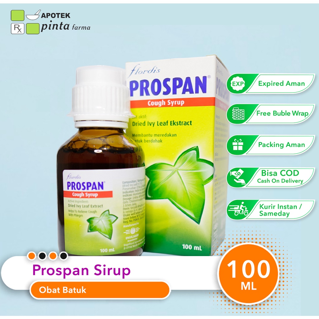 Jual Prospan Sirup 100 ml Meredakan batuk & mukolitik | Shopee Indonesia