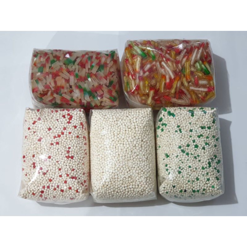 Jual Uenaak! Sagu Mutiara 500 Gr Sekoteng Biji Delima Dawet Cendol Sagu ...