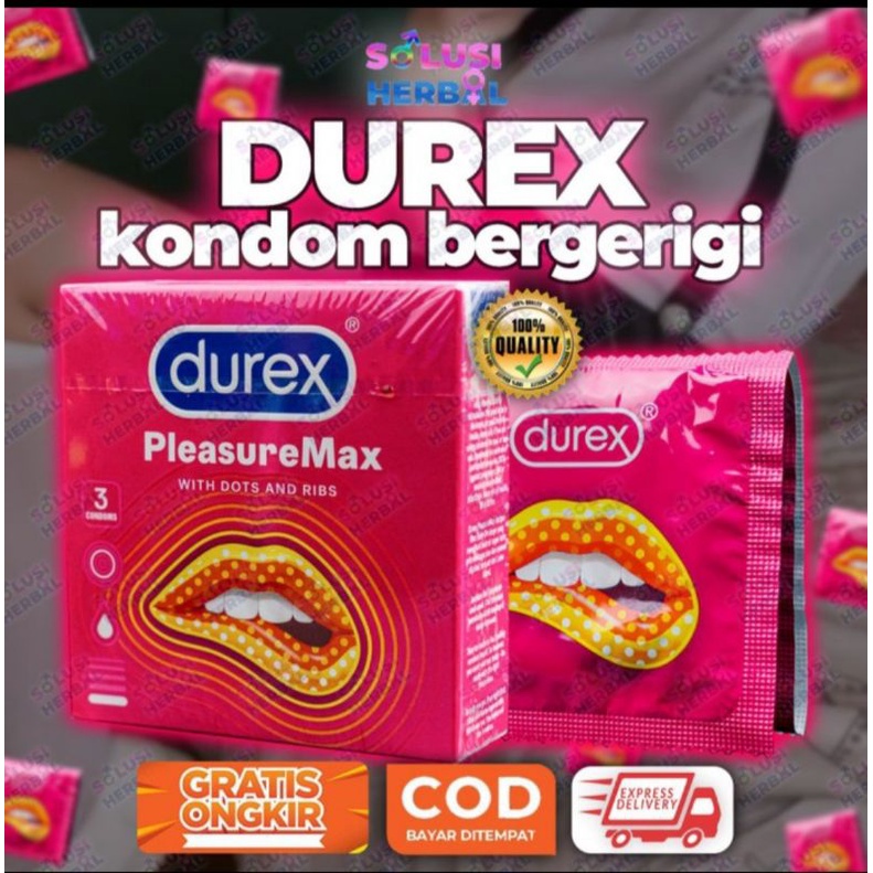 Jual kondom durex pleasuremax isi 3 | Shopee Indonesia