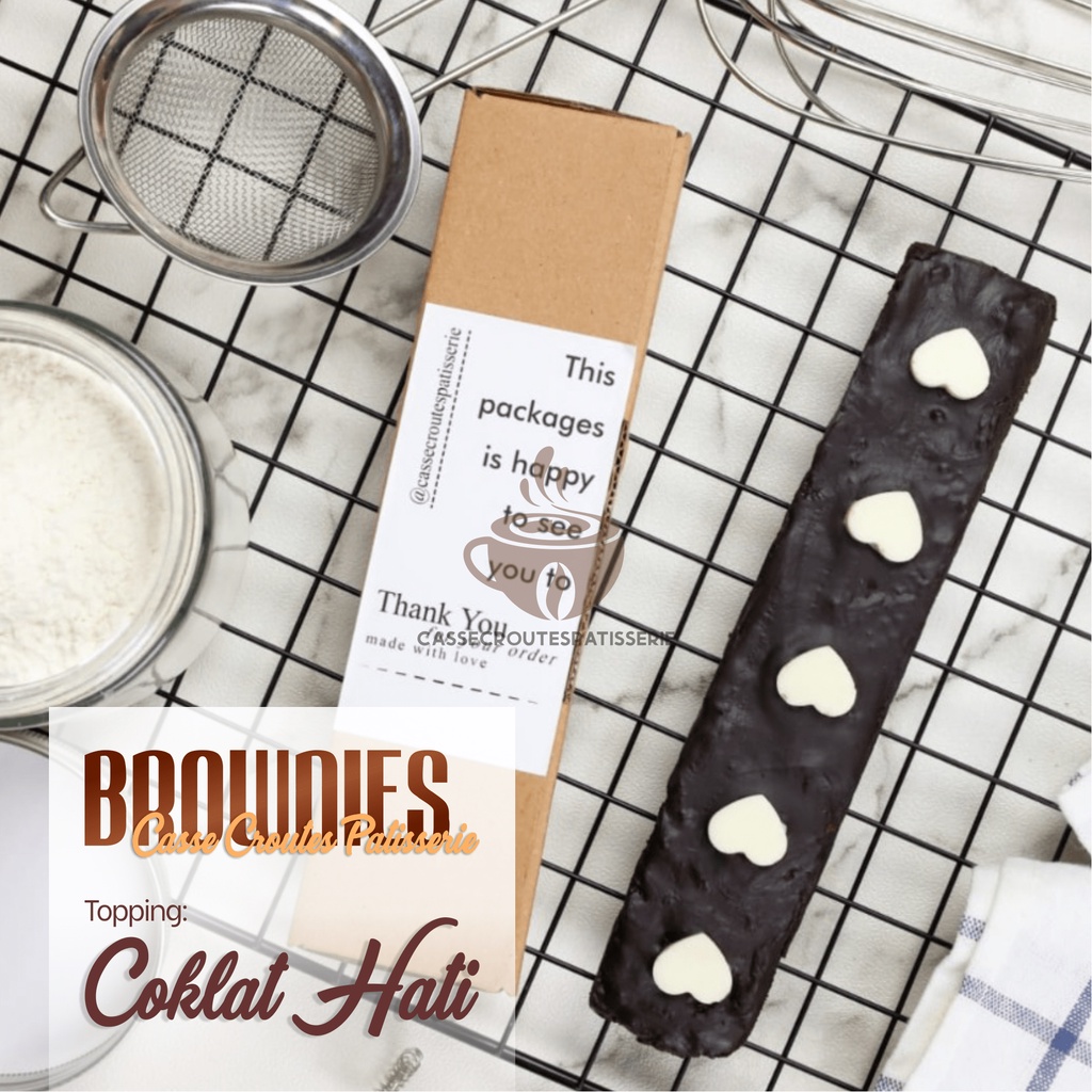 Jual Brownies Fudgy Dark Chocolate Toping By Cassecroutes Patisserie ...