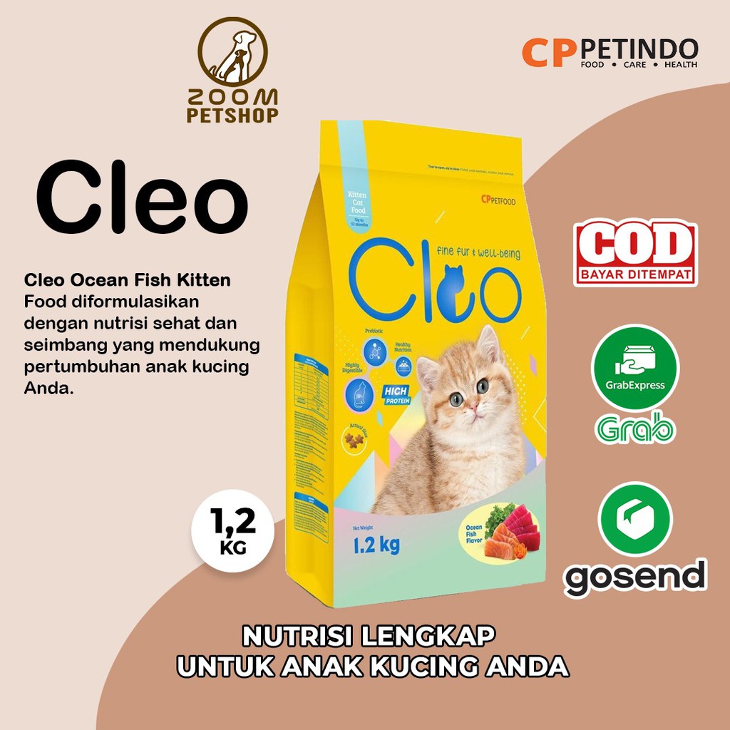 Jual Cleo Ocean Fish Kitten 1.2kg / Cleo Kitten Fish 1,2 kg Makanan ...