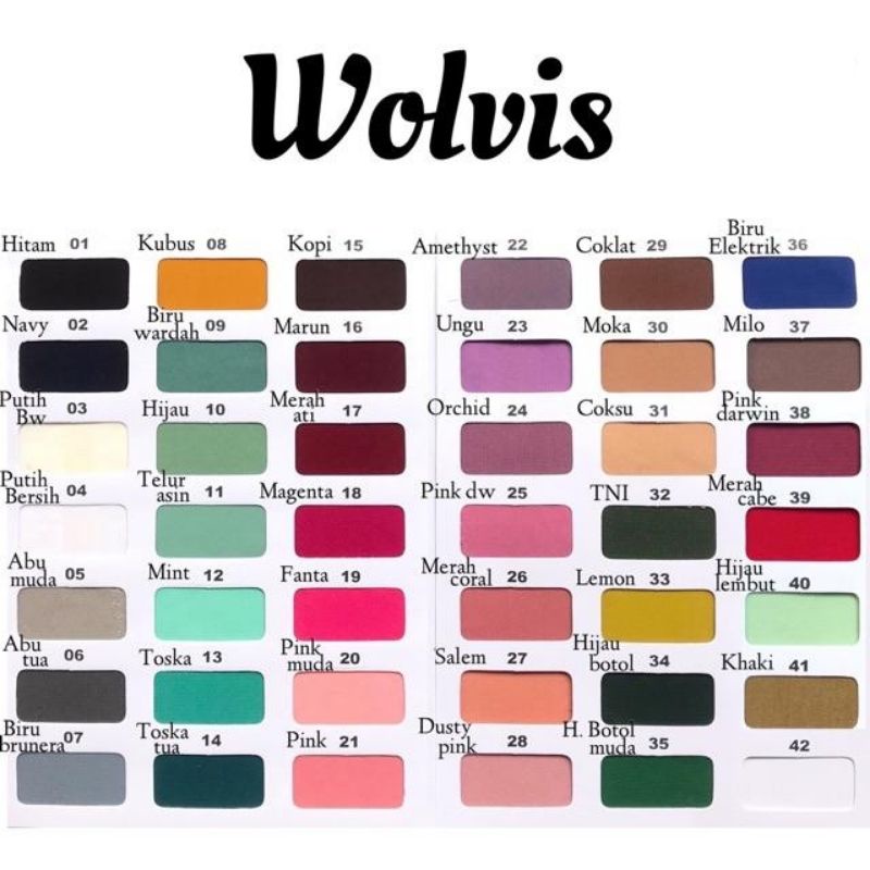 Jual Kain Wolvis Premium Meteran | Shopee Indonesia