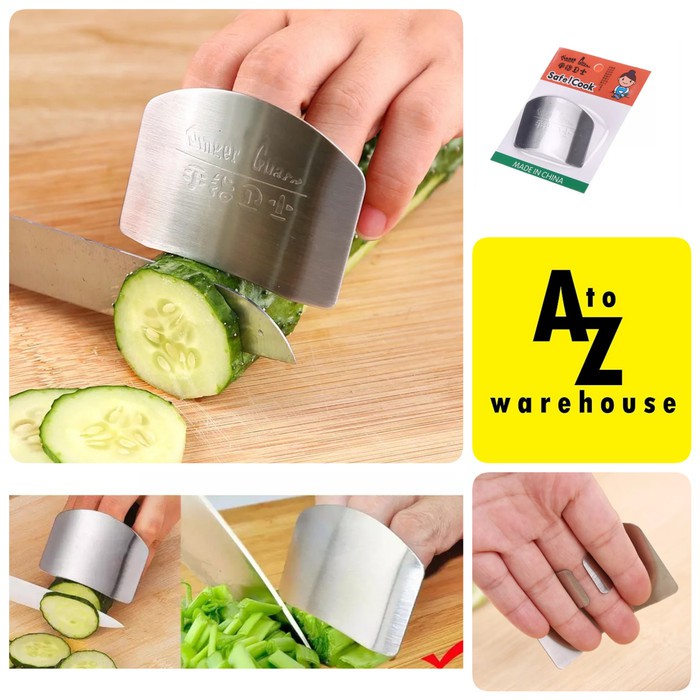 Jual Pelindung Jari Tangan Dapur Finger Guard Slicer Pengaman Jari ...