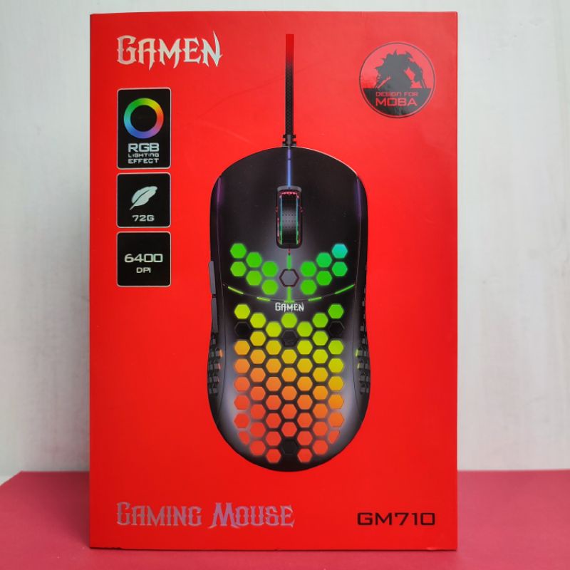 Jual Gamen Mouse GM710 Gaming Mouse 6400DPI Wired Optical Mouse Gaming ...