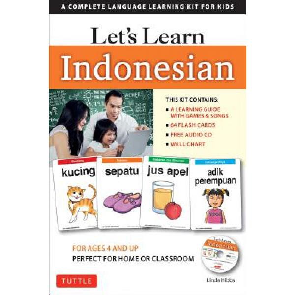 Jual Let's Learn Indonesian Kit: A Complete Language Learning Kit ...