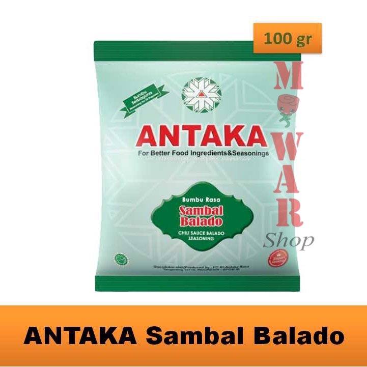 Jual (100 gr) ANTAKA Bumbu Instant SAMBAL BALADO Penyedap Rasa Untuk ...