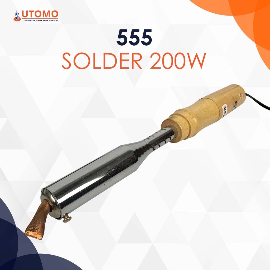 Jual Solder Patri Gagang Kayu / Electric Soldering Iron /Solder Patri ...