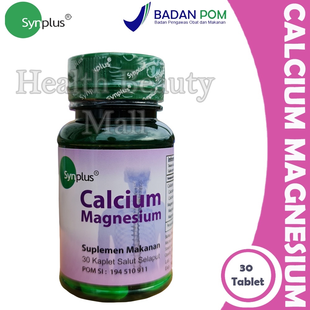 Jual Synplus Calcium Magnesium 30 Kaplet - Menjaga Kesehatan Tulang ...