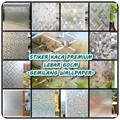 Jual GJ - STIKER KACA | Matte 3D Window Film Privacy | STICKER KACA ...