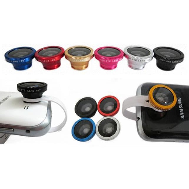 Jual Dapatkan Lesung Universal Circle Clip Fisheye Lens 180 Degree For ...