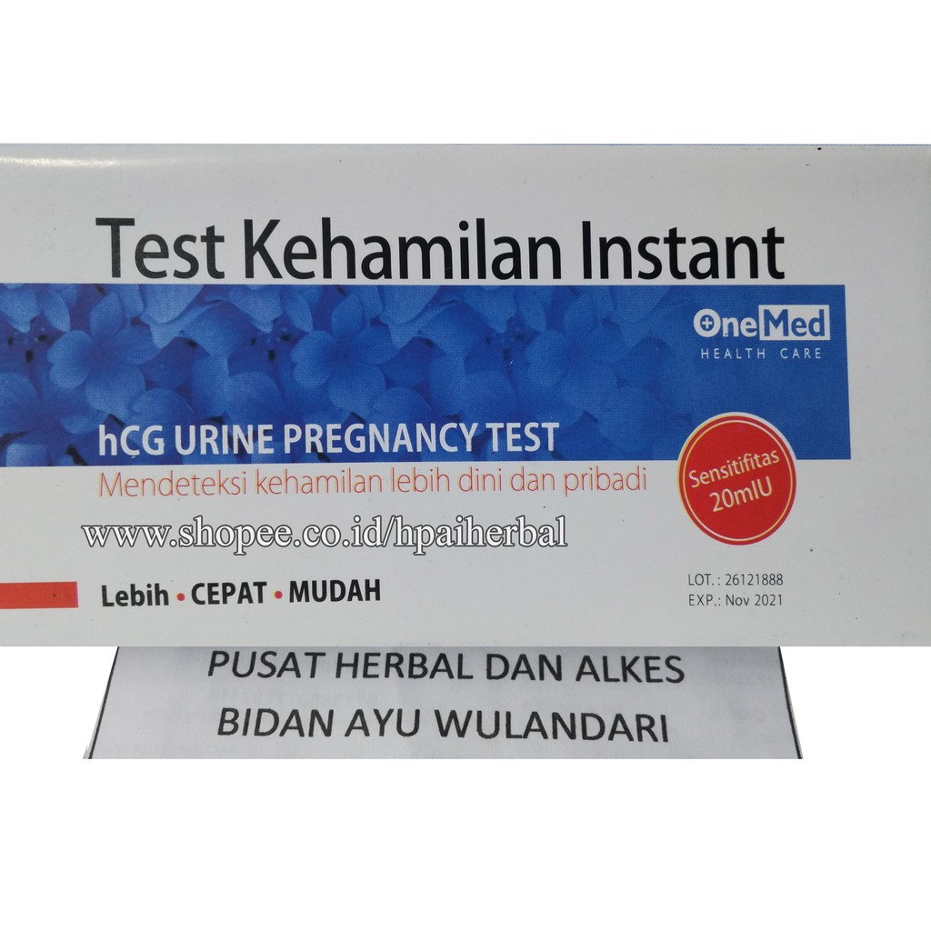 Jual Test Pack Kehamilan OneMed Eceran Terter Ibu Hamil Alat Cek ...