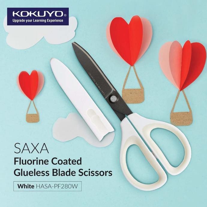 Jual BARU! Kokuyo Scissor Fluorine Coated Glueless Blade . (Teflon ...