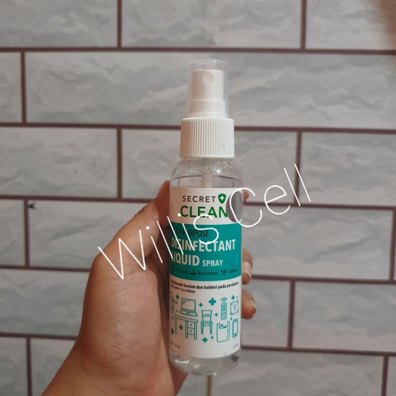 Jual Secret Clean Spray Food Grade Disinfectant Liquid (Cairan ...