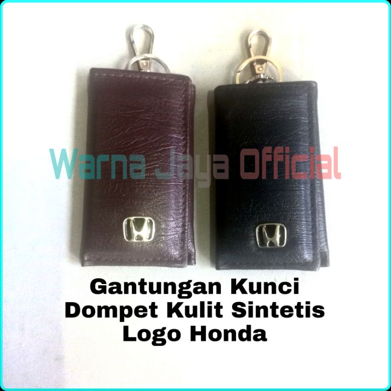 Jual Gantungan Kunci Dompet STNK Logo Honda Kulit Sintetis Motor ...