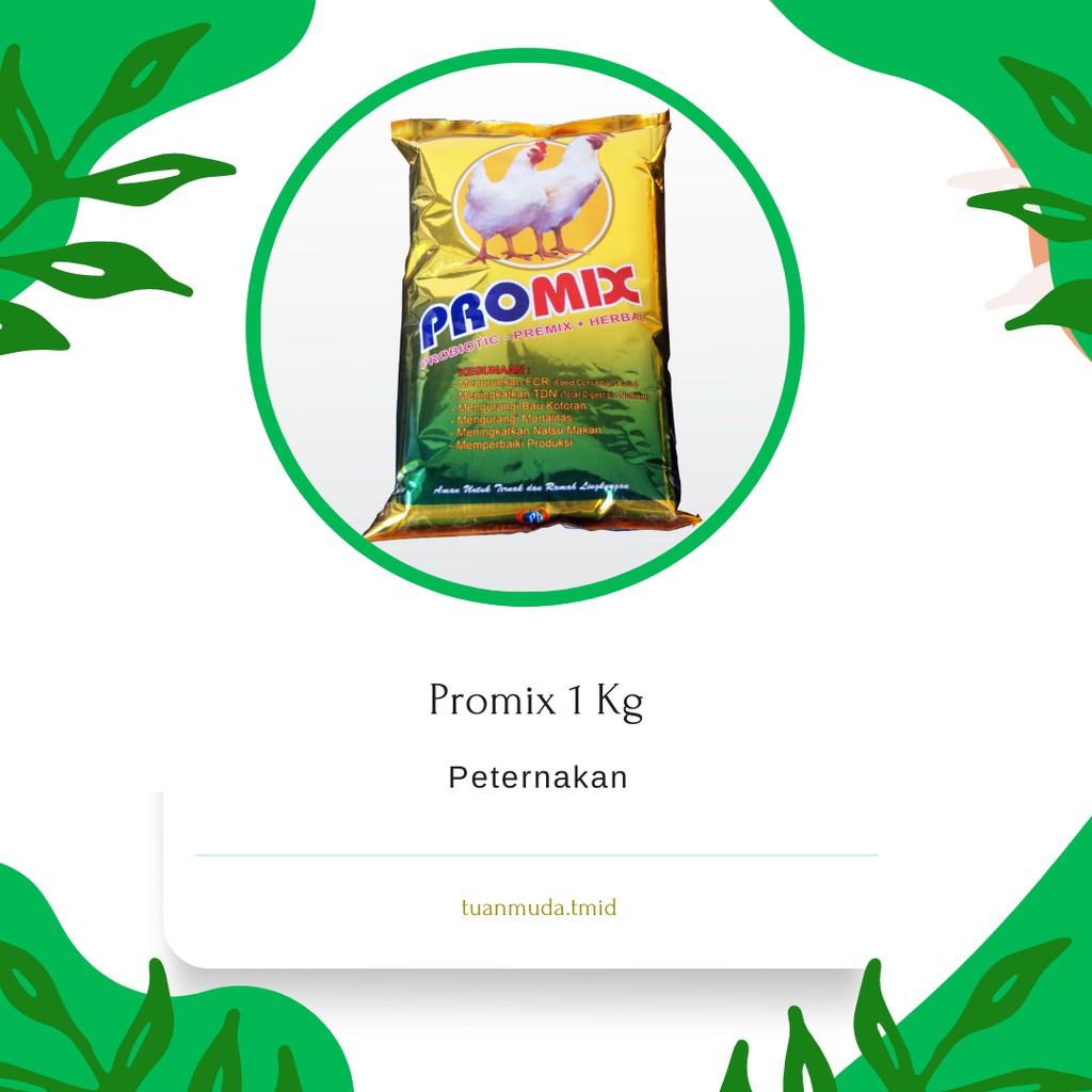 Jual PROMIX - Probiotik Powder Pakan Ayam Kemasan 1Kg - Untuk Absorsi ...