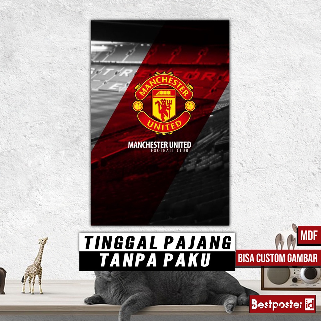 Jual Poster Dinding MANCHESTER UNITED Frame Kayu BOLA MDF00272 | Shopee ...